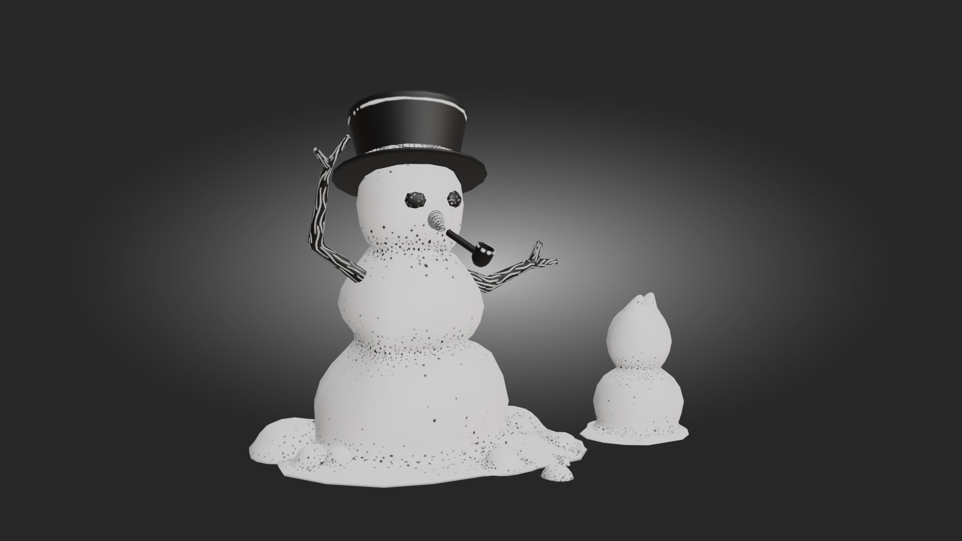 Snow Man 3D Model 3D Model - TurboSquid 2317815