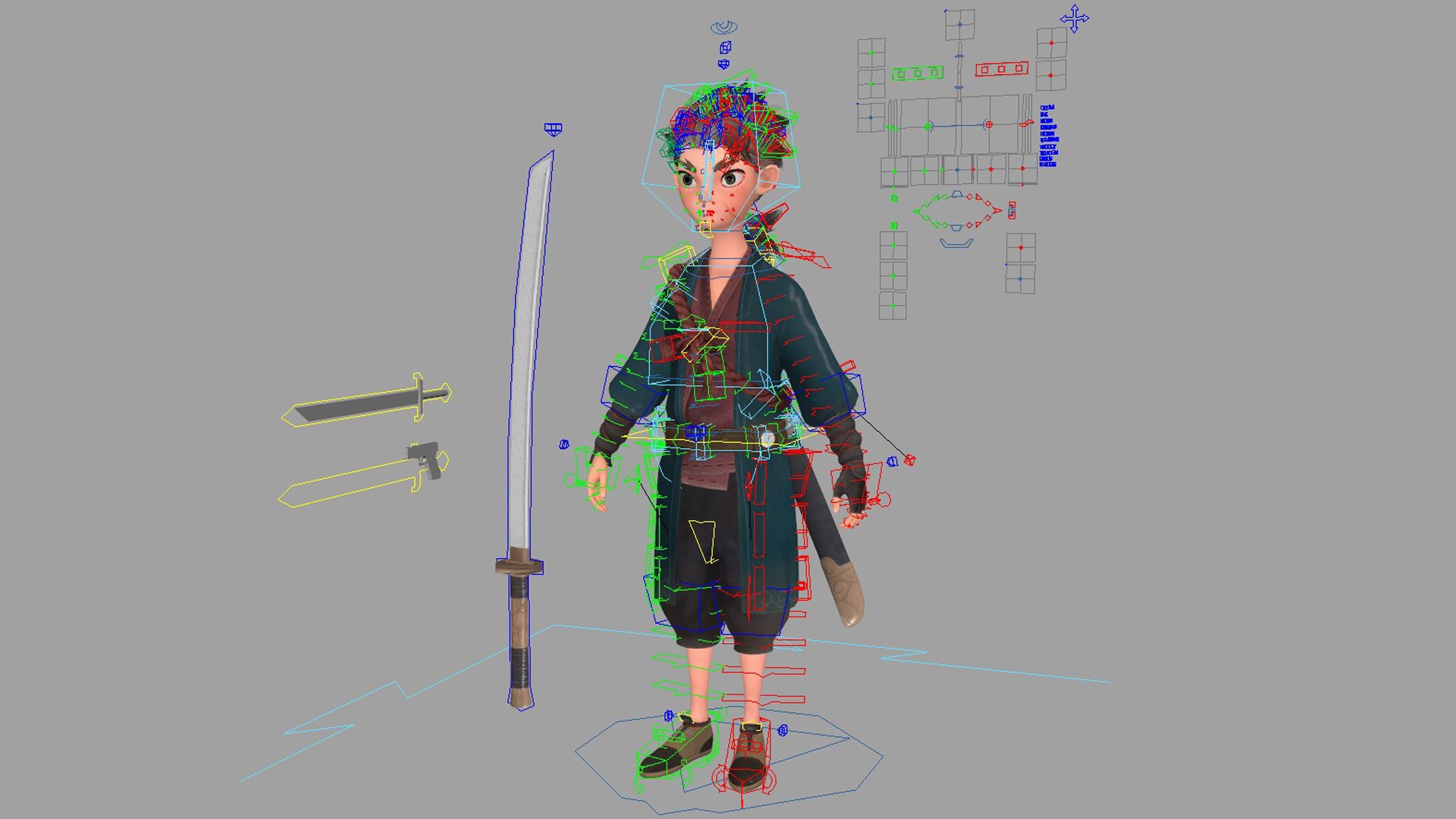 3D Shao Nian Anim Rig Model - TurboSquid 2133488