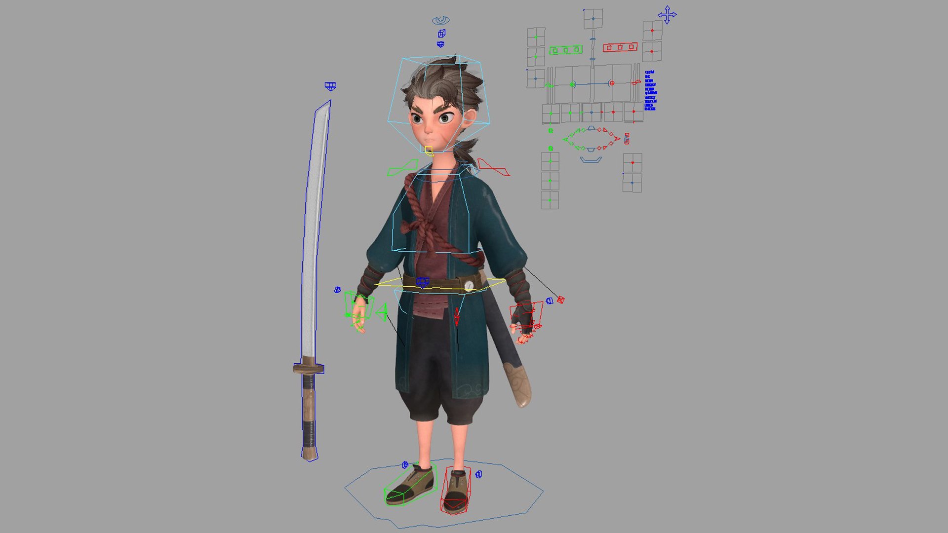 3D Shao Nian Anim Rig Model - TurboSquid 2133488