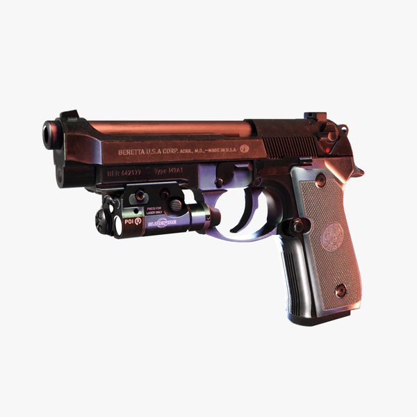 Beretta M9A13D模型 - TurboSquid 1879782