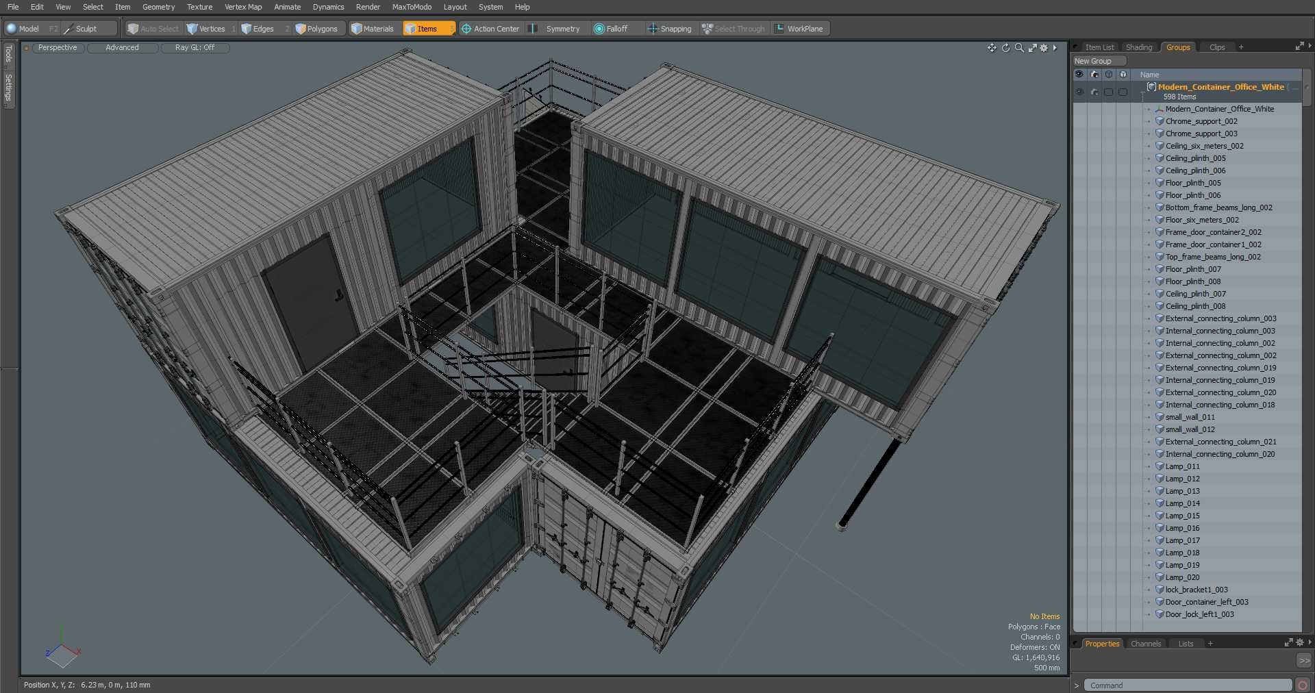 3D Modern Container Office White - TurboSquid 2278927