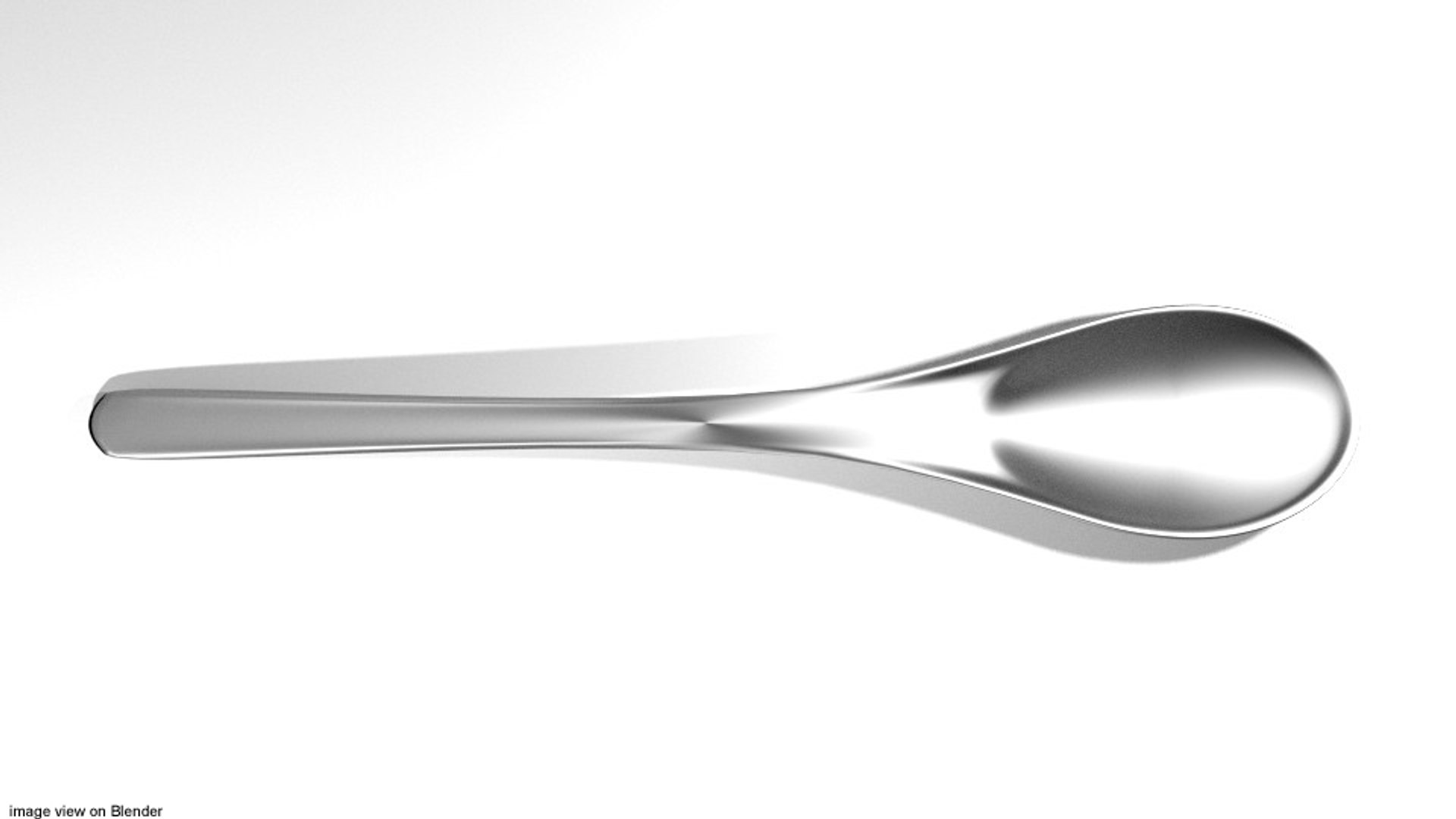 3d Spoon Model