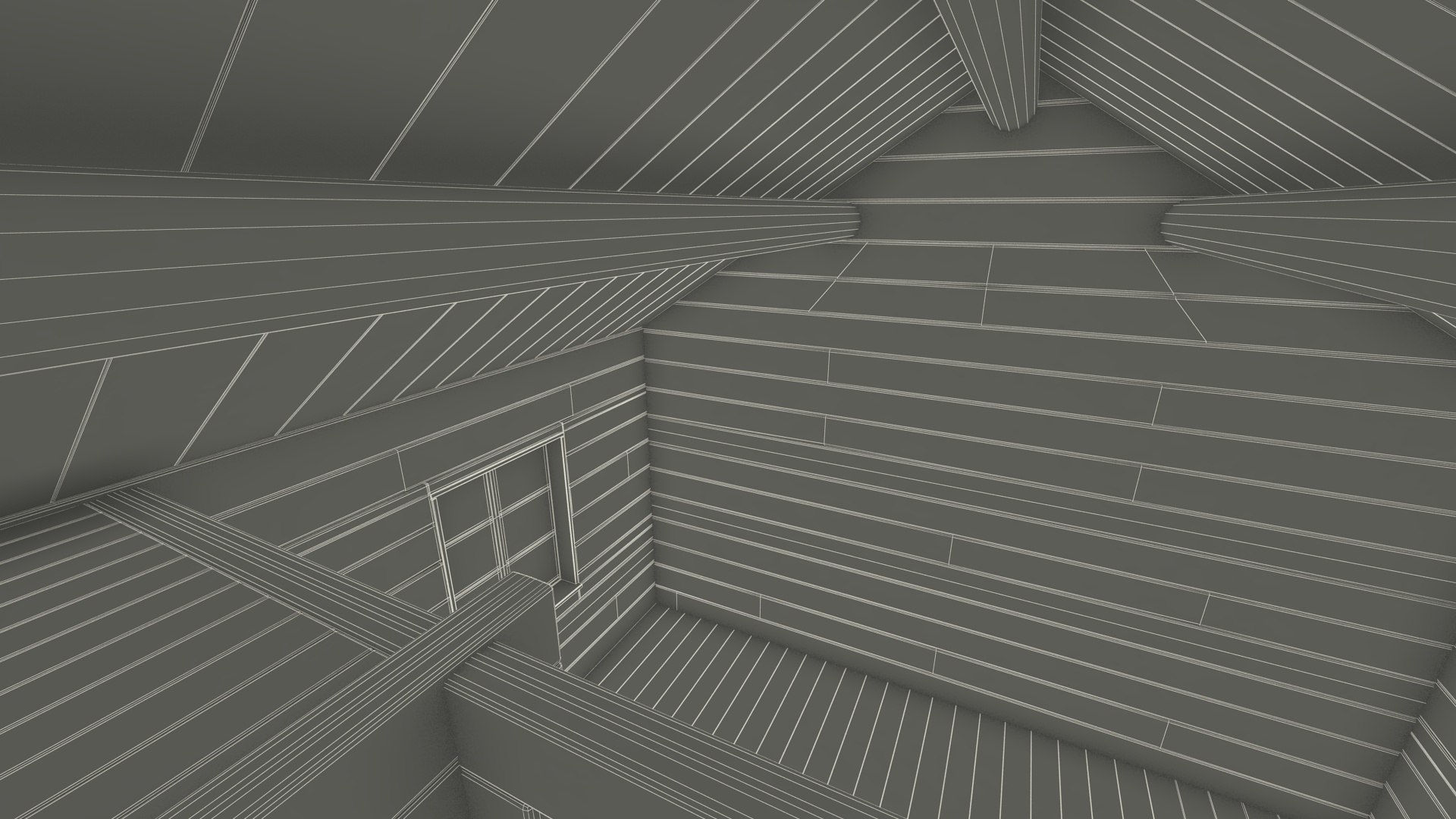 Wooden Hunting House Model - TurboSquid 2133336