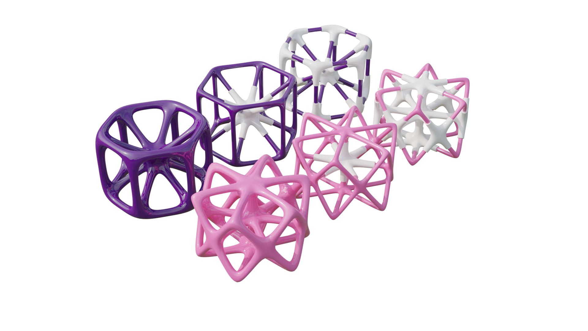 3D Model Sci-Fi Polyhedron Geometries Collection 04 - TurboSquid 2229682