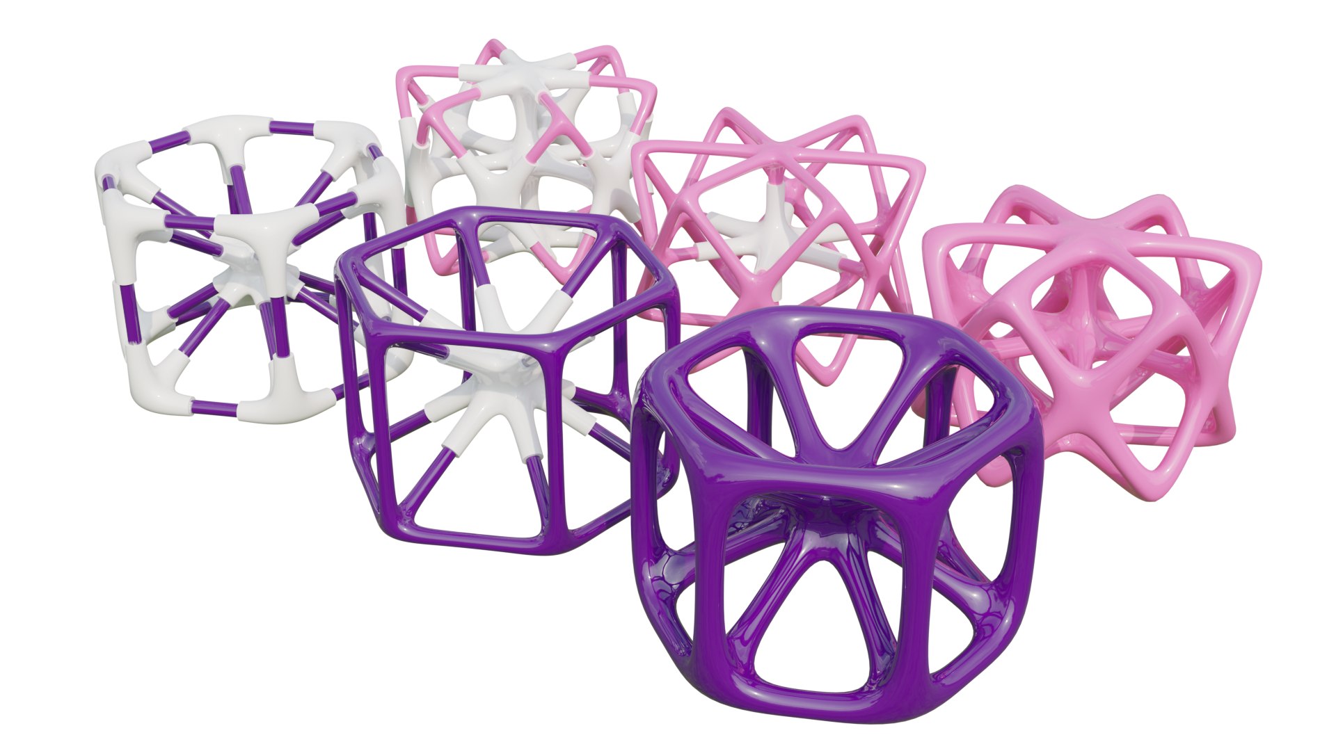 3D Model Sci-Fi Polyhedron Geometries Collection 04 - TurboSquid 2229682