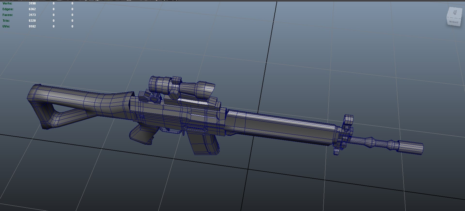 Sig Rifle 3d Obj