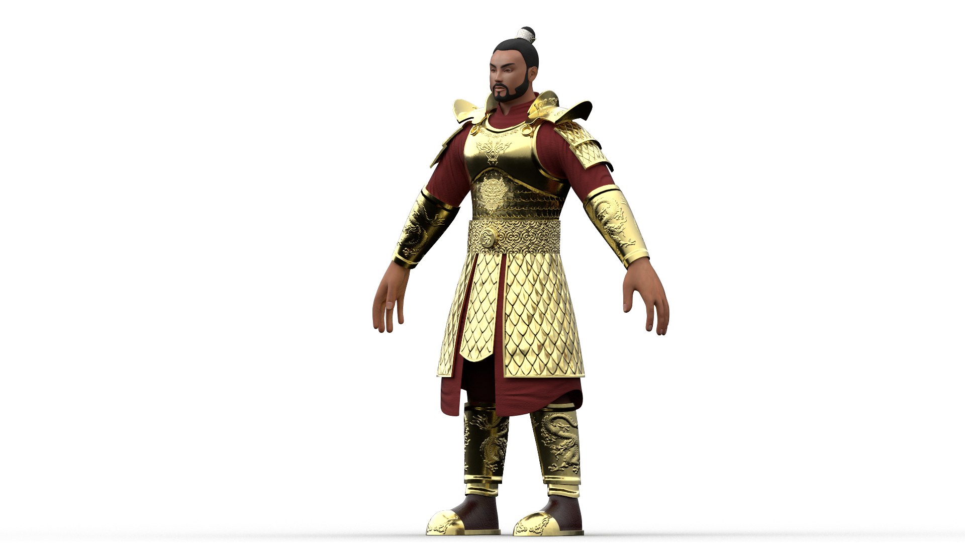 3D Ancient Chinese Samurai Warrior Model - TurboSquid 2062704