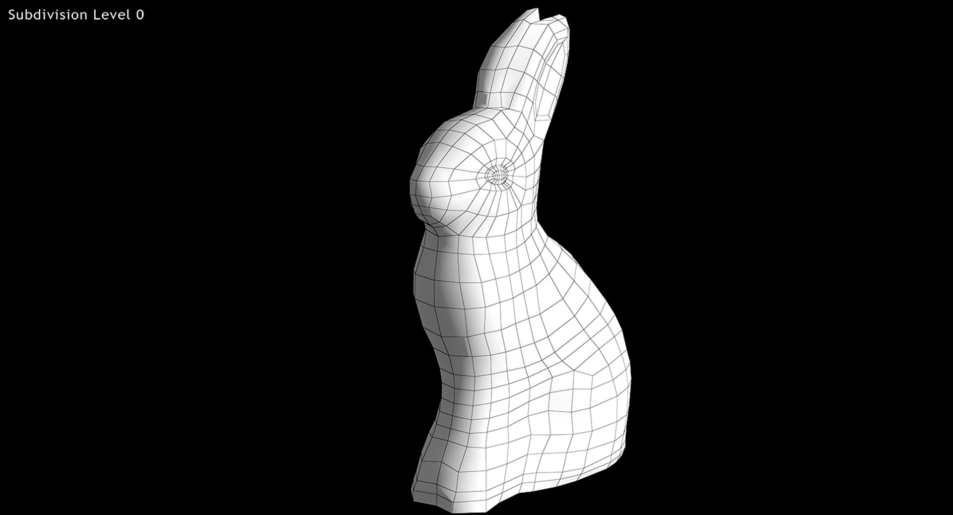 Chocolate easter bunny 3D model | 1142388 | TurboSquid