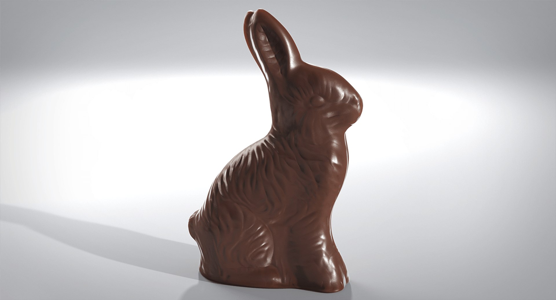 Chocolate easter bunny 3D model | 1142388 | TurboSquid