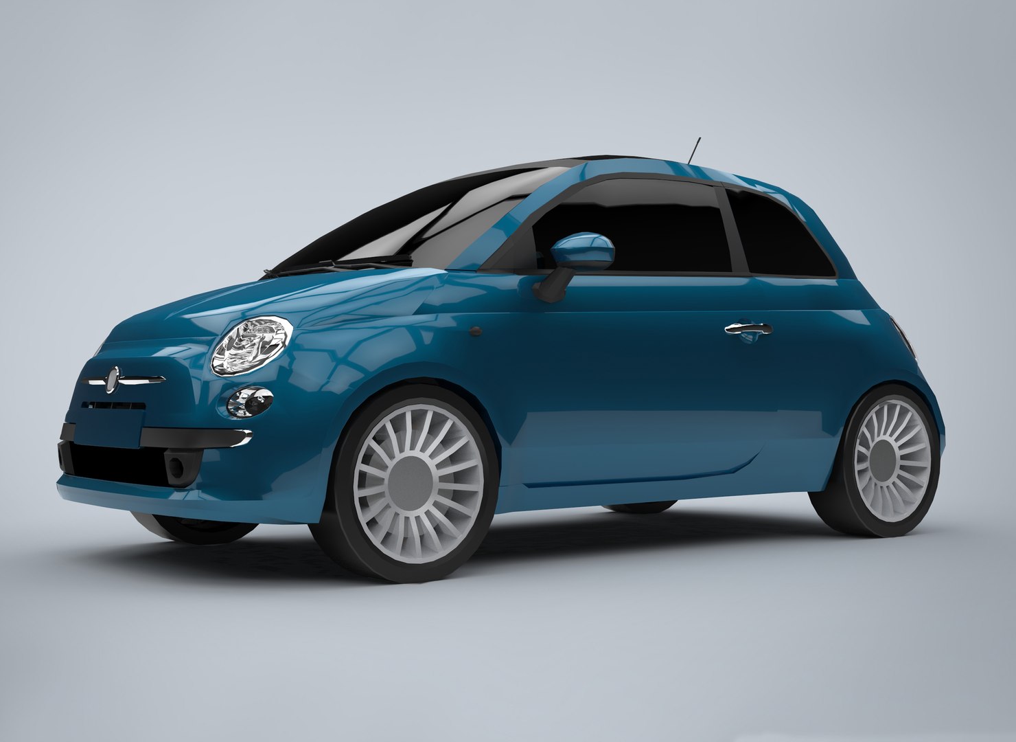 3d Model Fiat 500