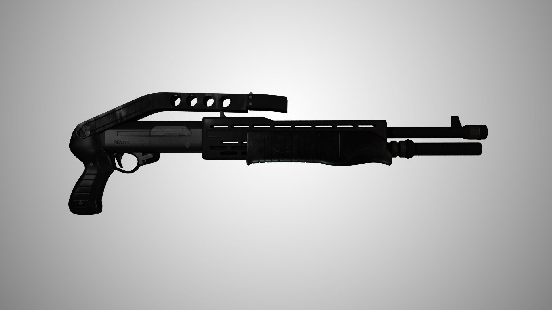 Spas 12 3d Obj