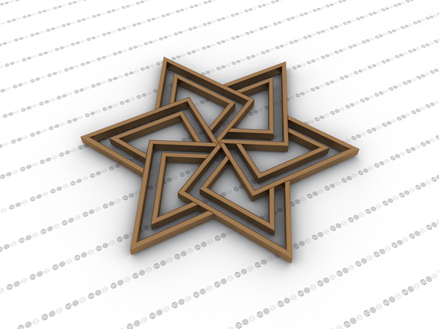 Star David Model - TurboSquid 1429634