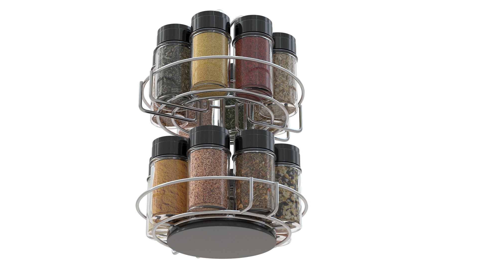 3D Spice Rack Organizer Round - TurboSquid 2346545