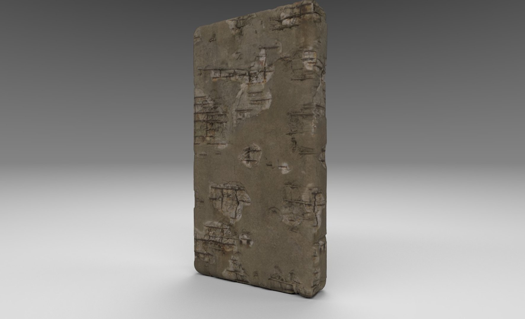 3D Cracked Wall Model - TurboSquid 1609542