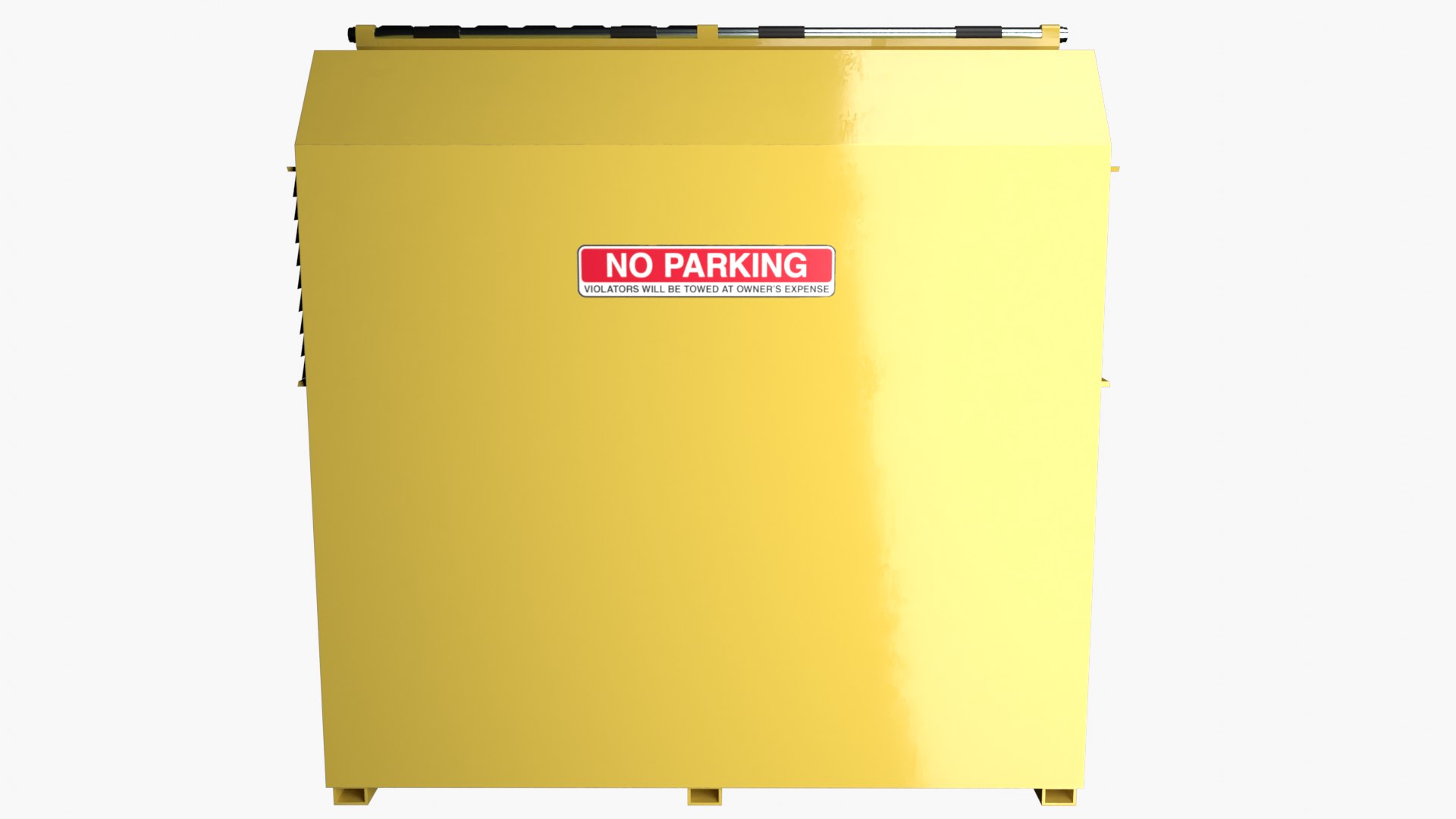 Yellow Dumpster 8yard New-Dirty Model - TurboSquid 2158283
