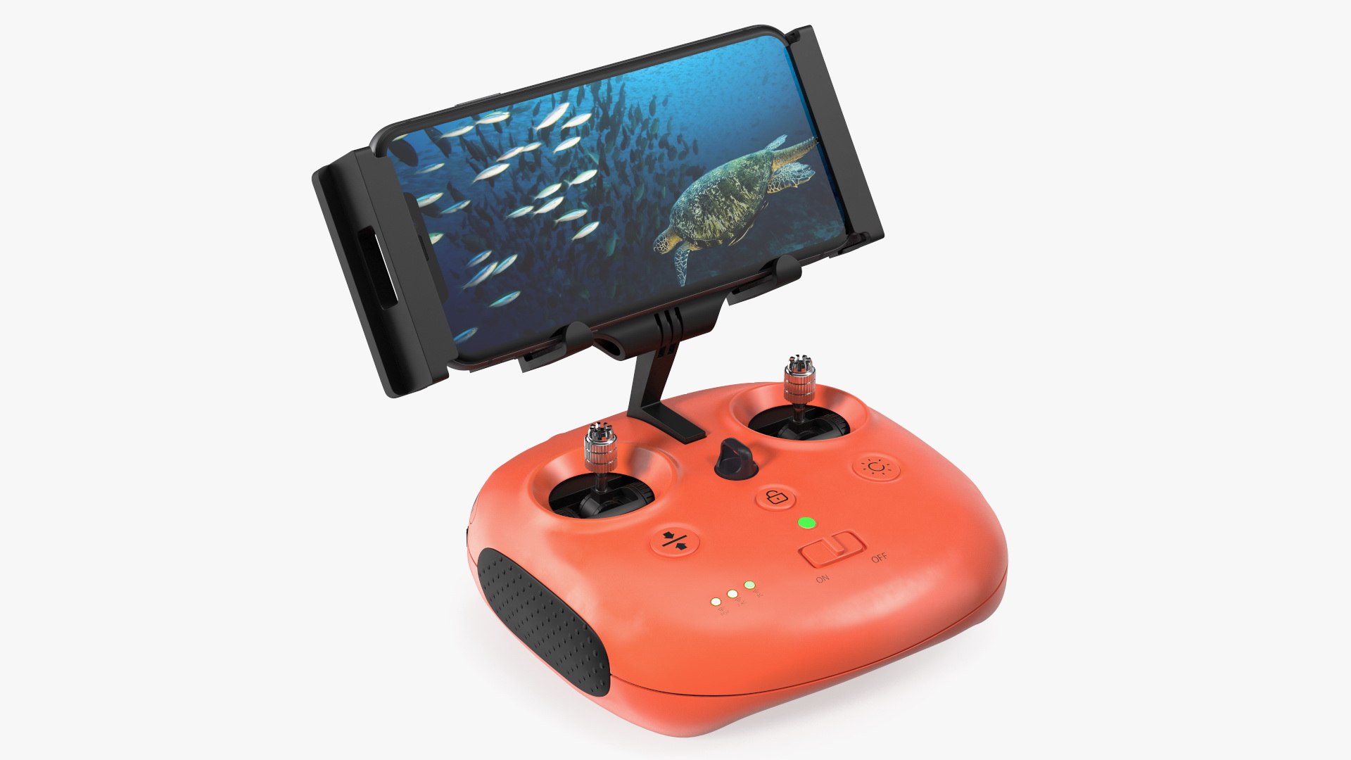 3D Underwater Drone Controller With Smartphone model - TurboSquid 1878034