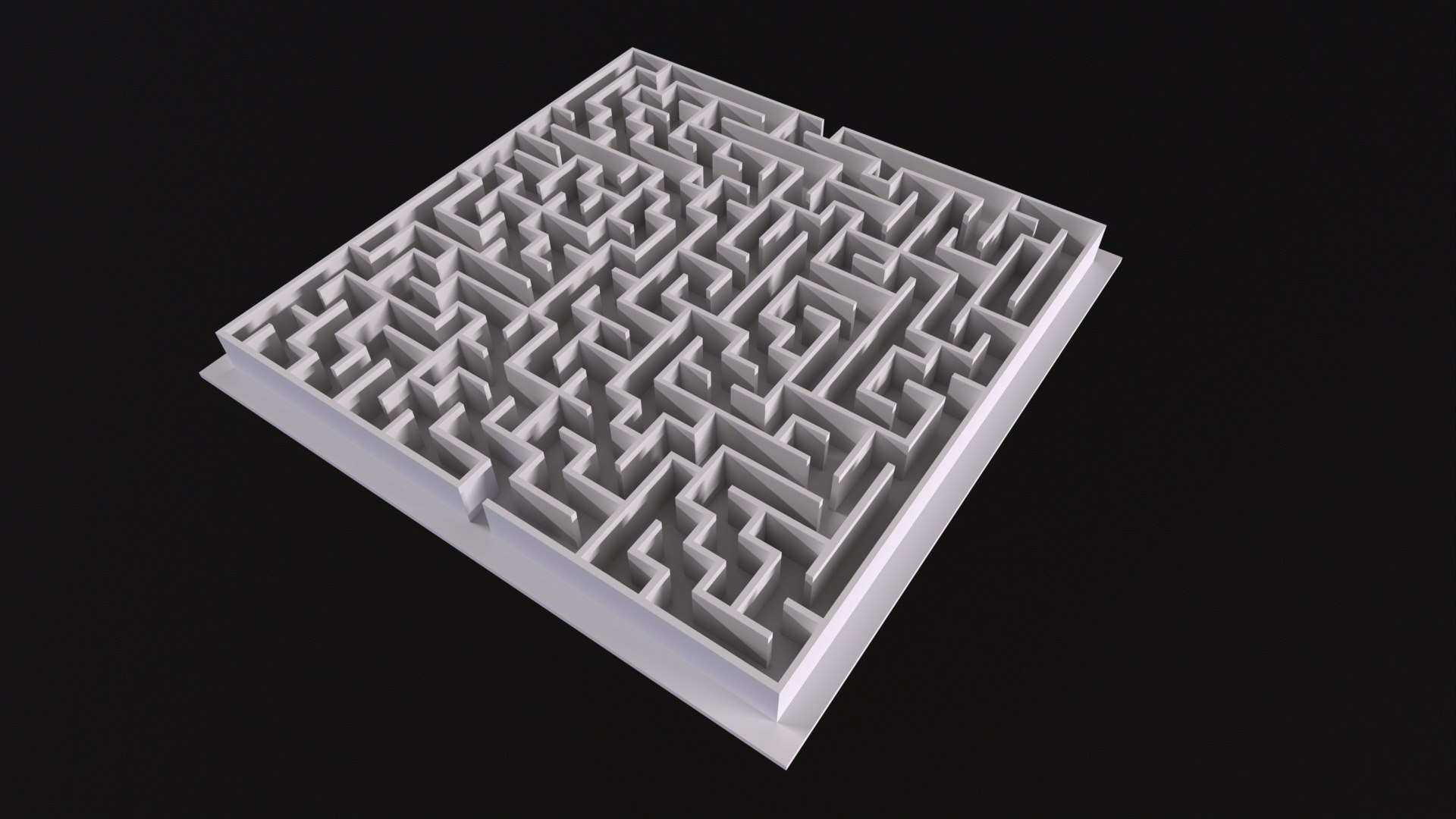 Labyrinth Maze Model - TurboSquid 2165043