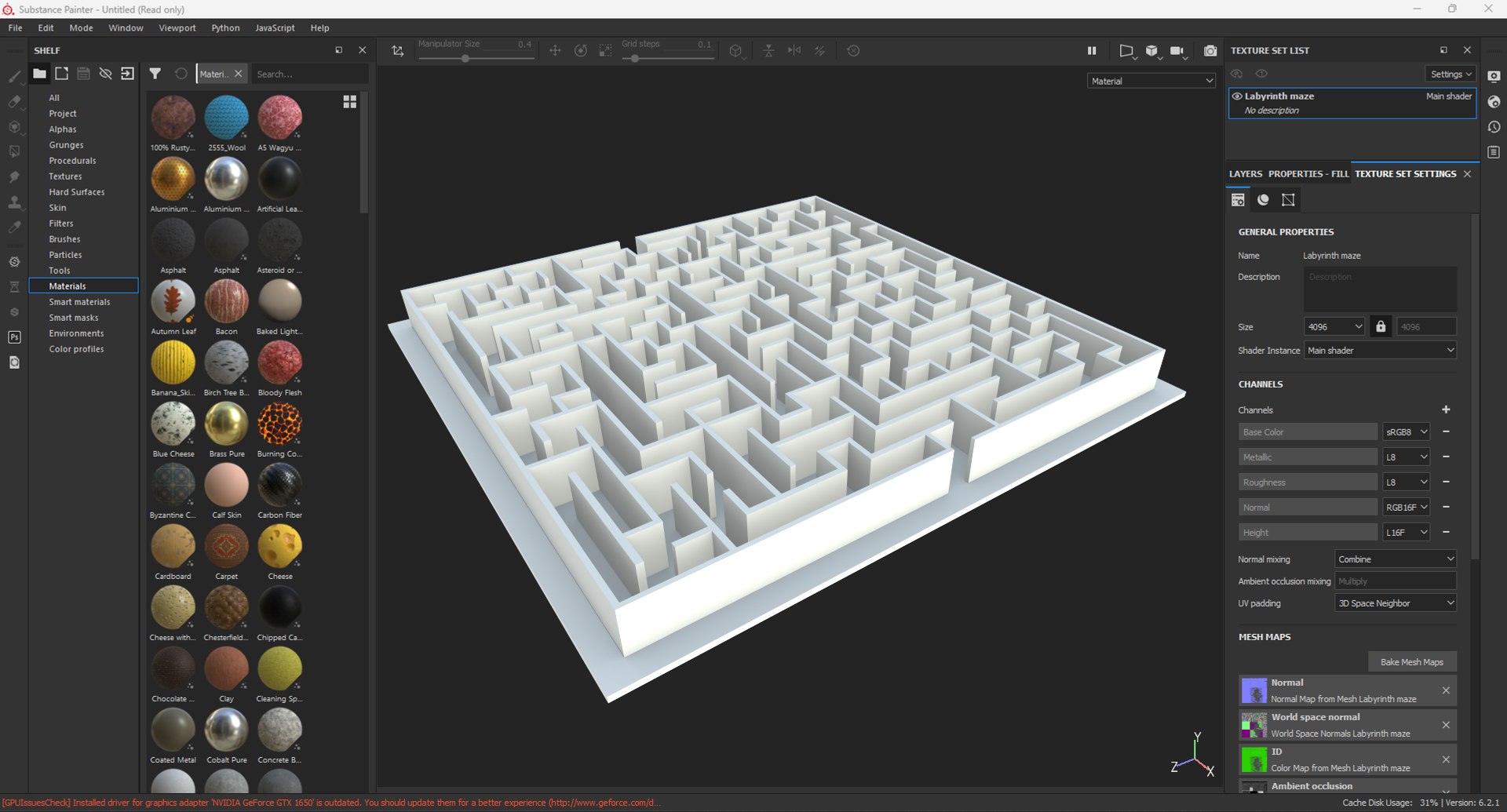 Labyrinth Maze Model - TurboSquid 2165043