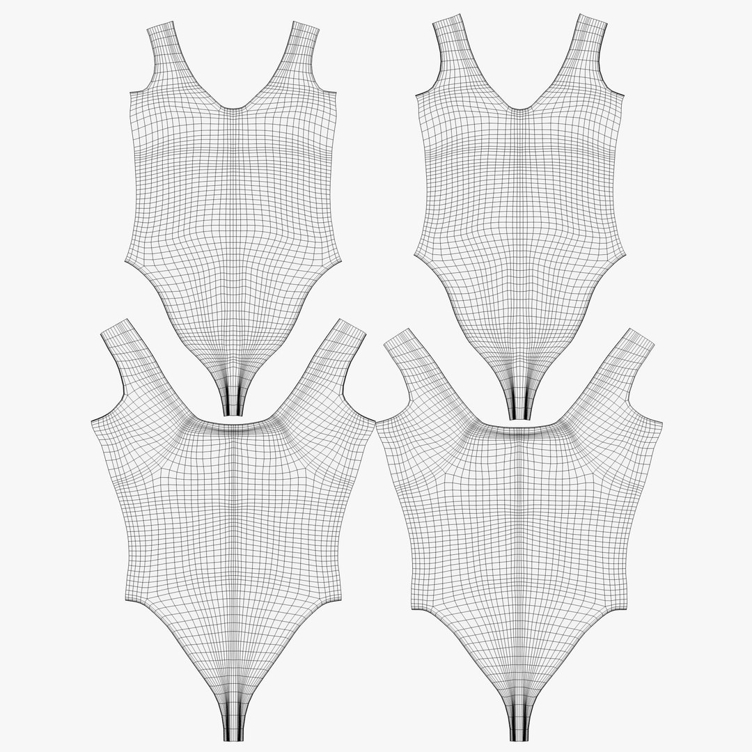 Female bodysuit 3D model - TurboSquid 1626661