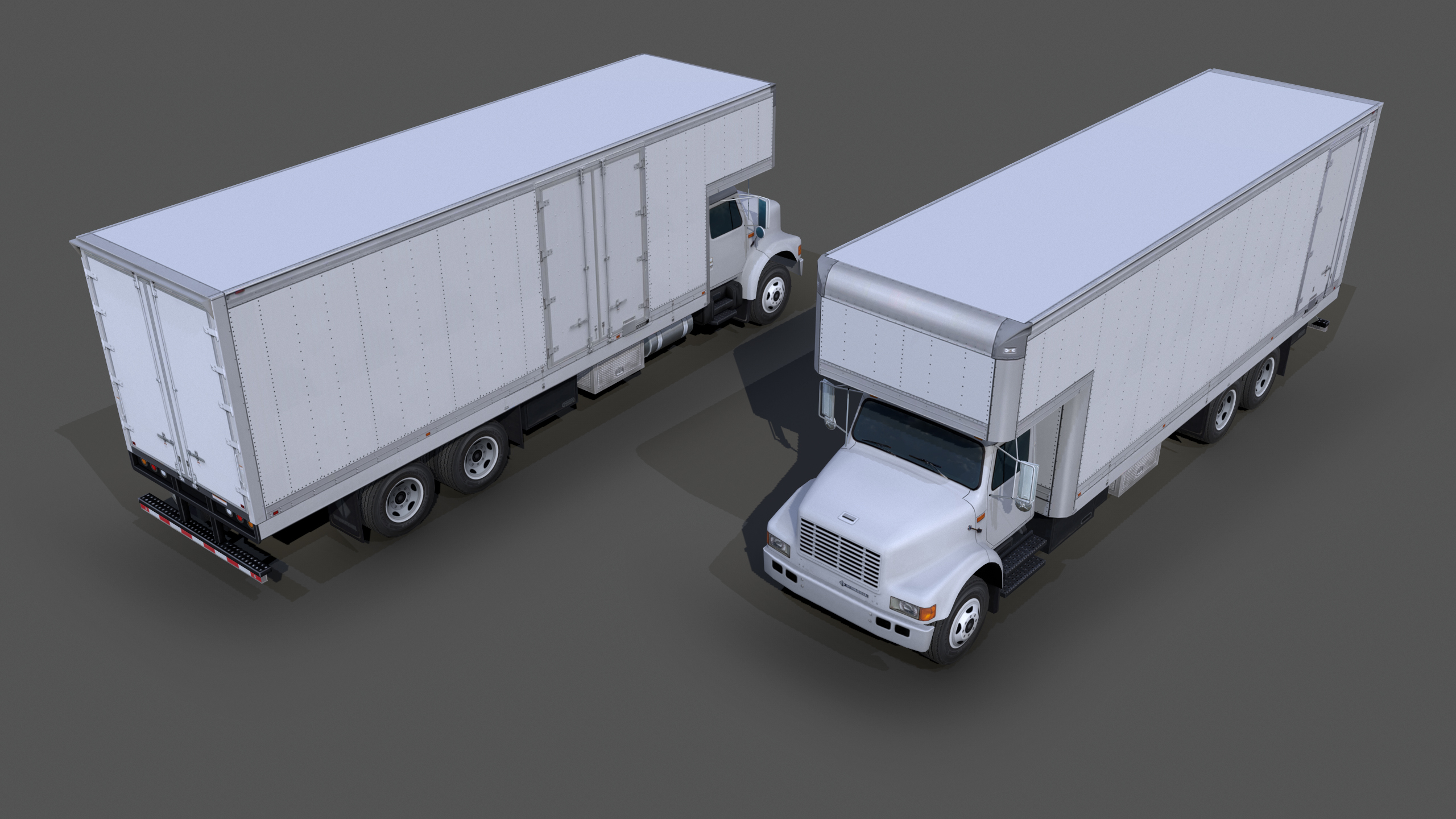 modelo 3d International 4900 1998 Box truck s04 - TurboSquid 2061988