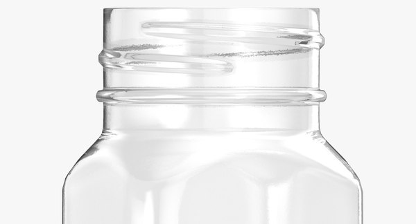 2oz 60ml Plastic Square Bottles Transparent Collection 02 - 3 models 3D ...