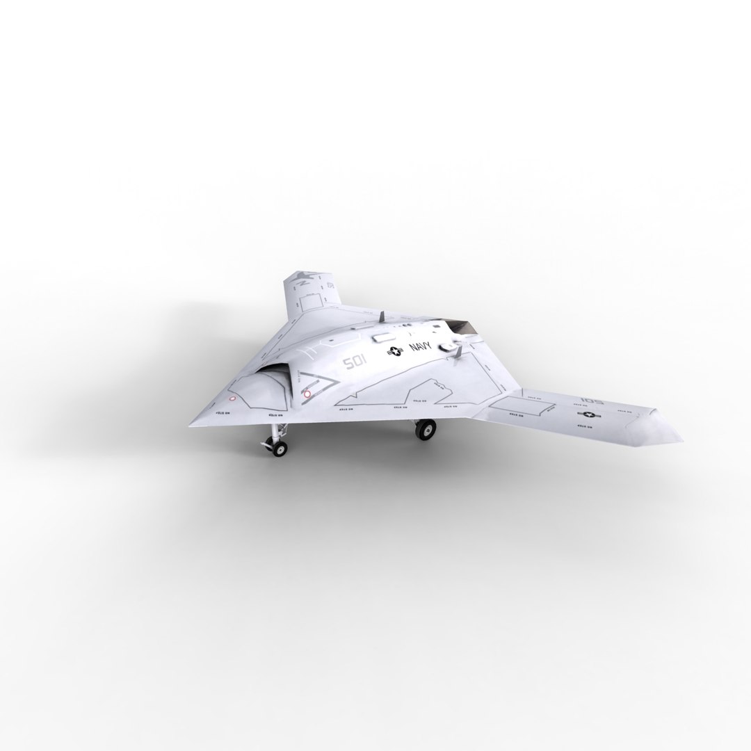 3d X47b X47 Ucav Model