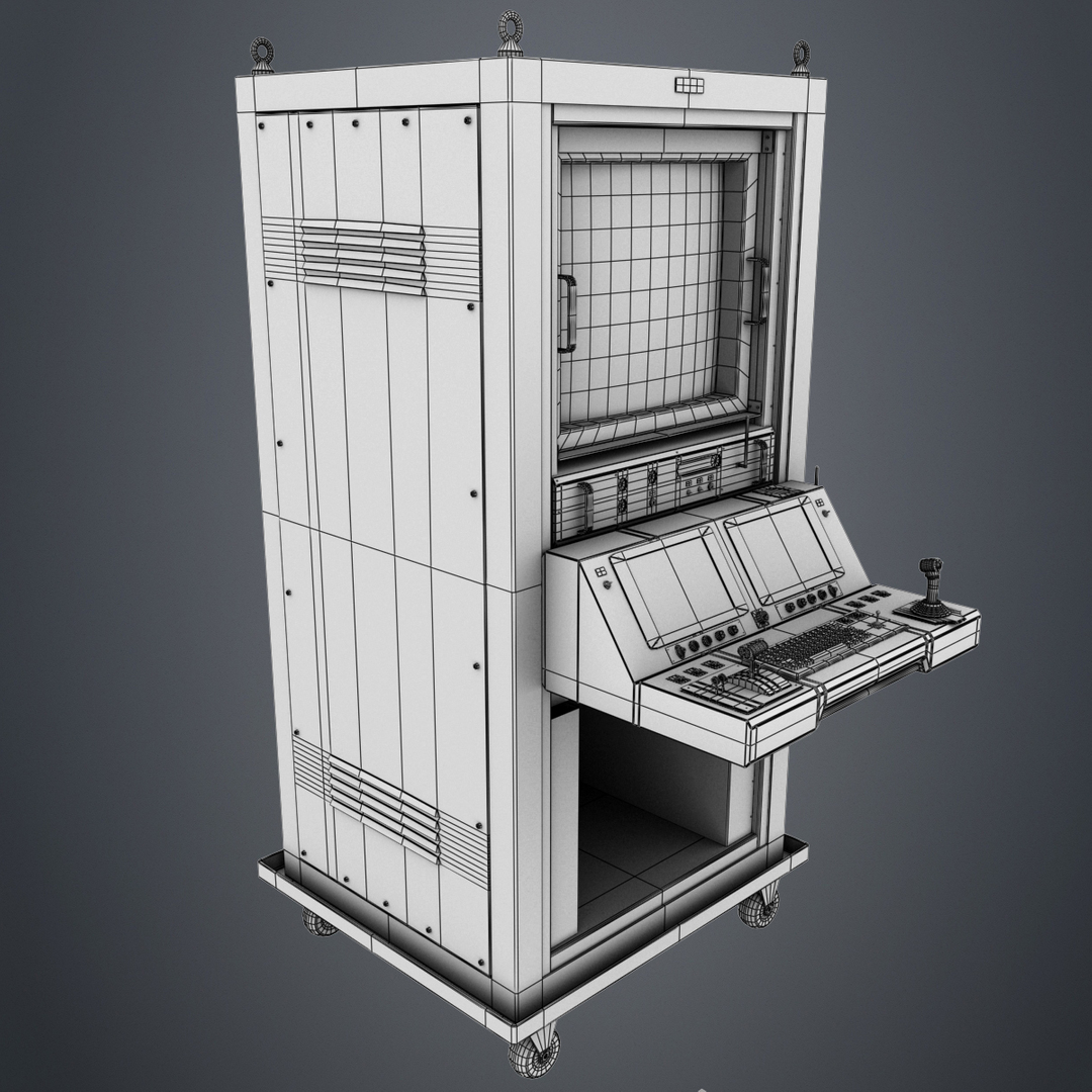 3d model control desks