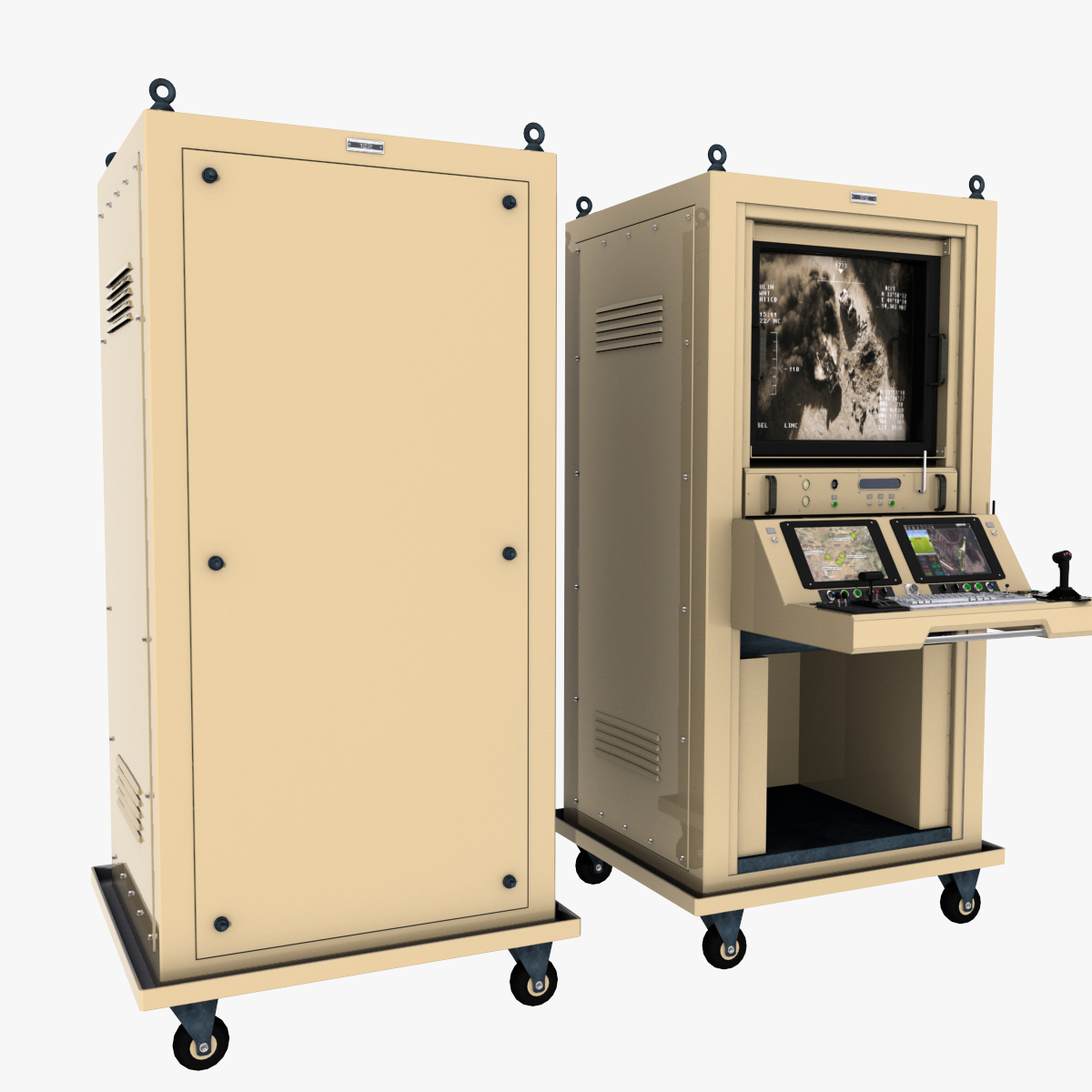 3d model control desks