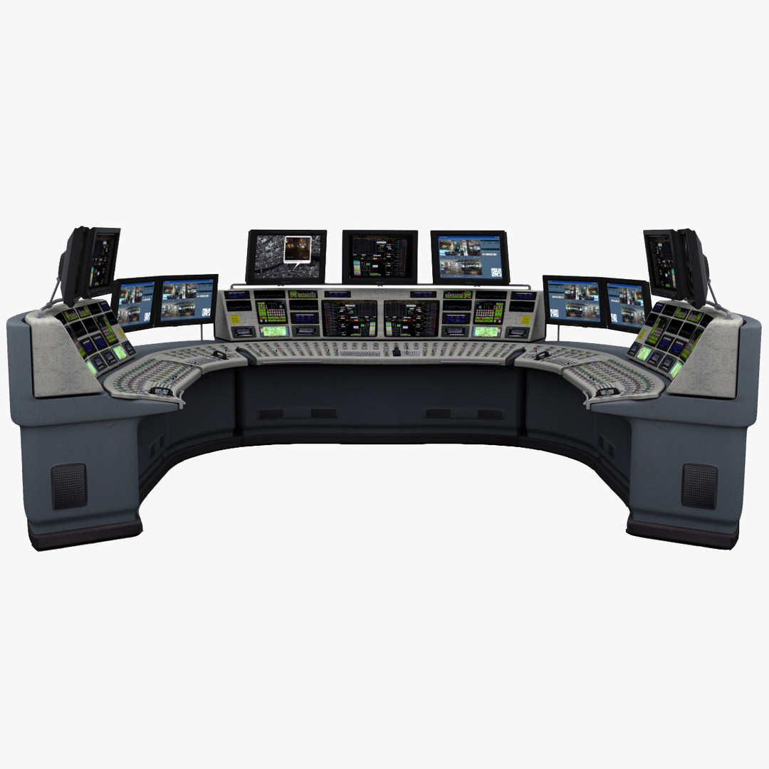 3d model control desks