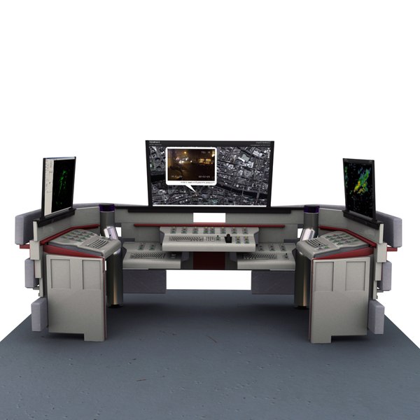 3d model control desks