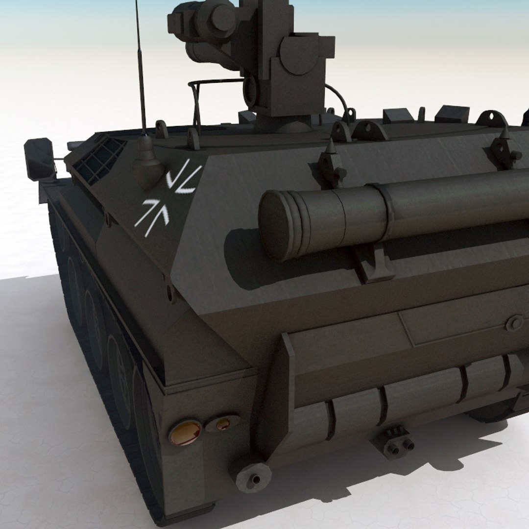 3d Model Of Wiesel Weapons Fighting Vehicle