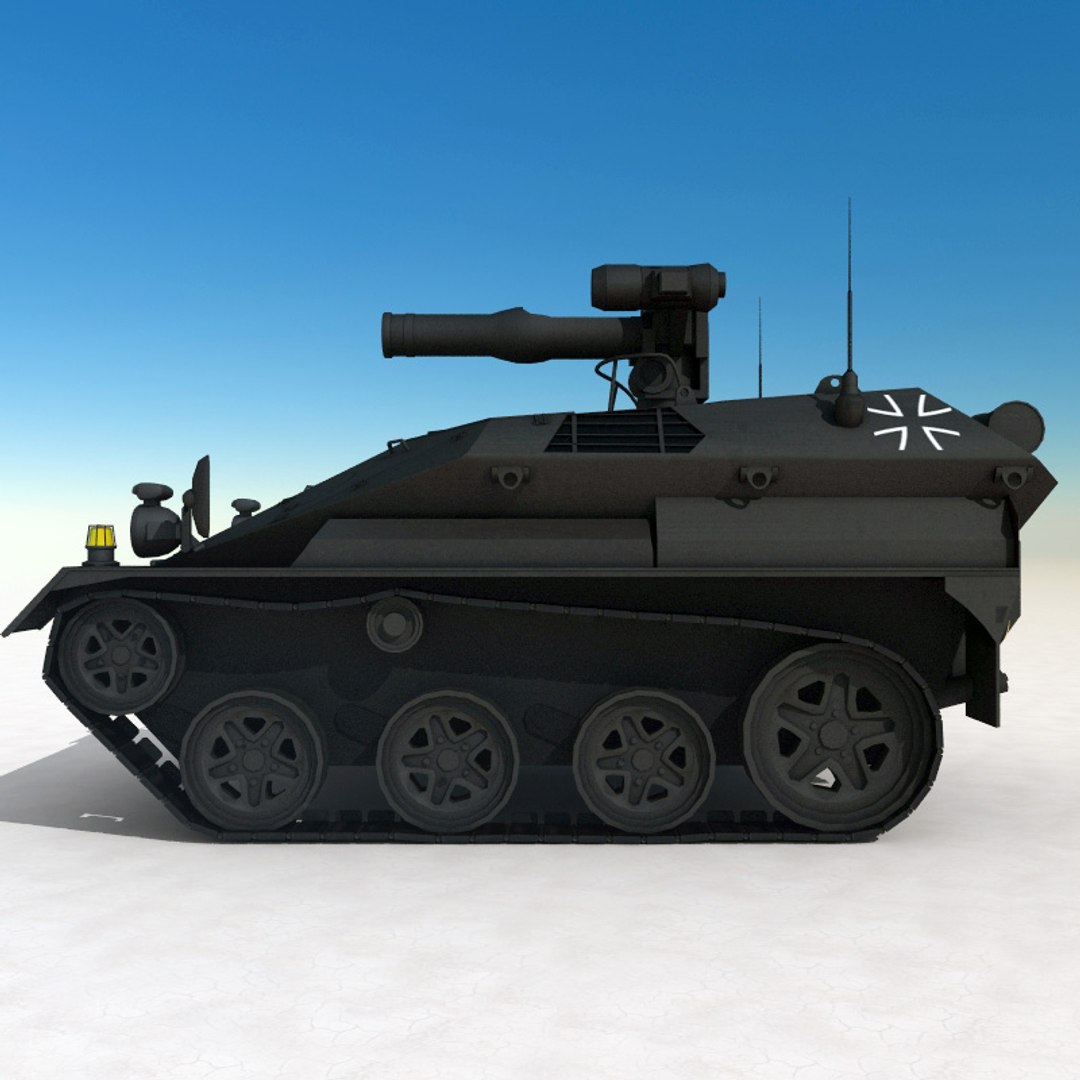 3d Model Of Wiesel Weapons Fighting Vehicle