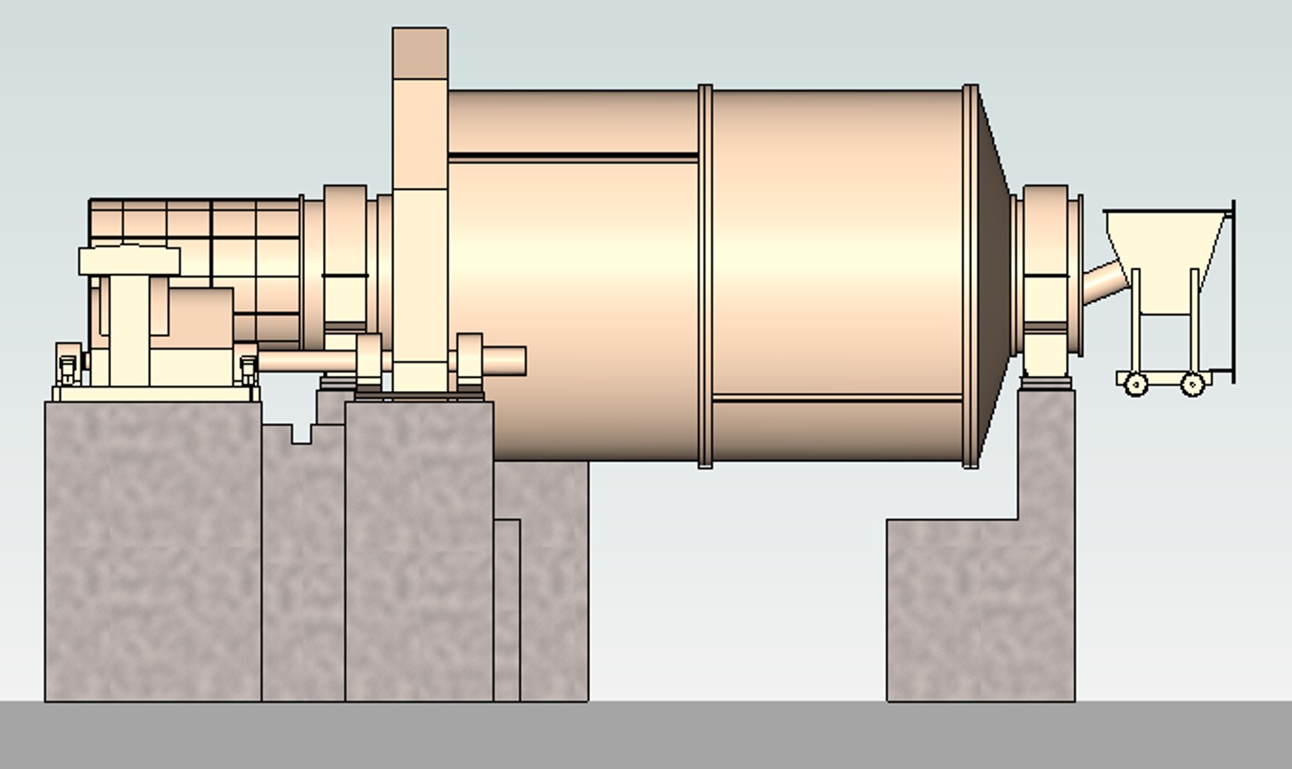 3D Ball Mills Model - TurboSquid 1582596