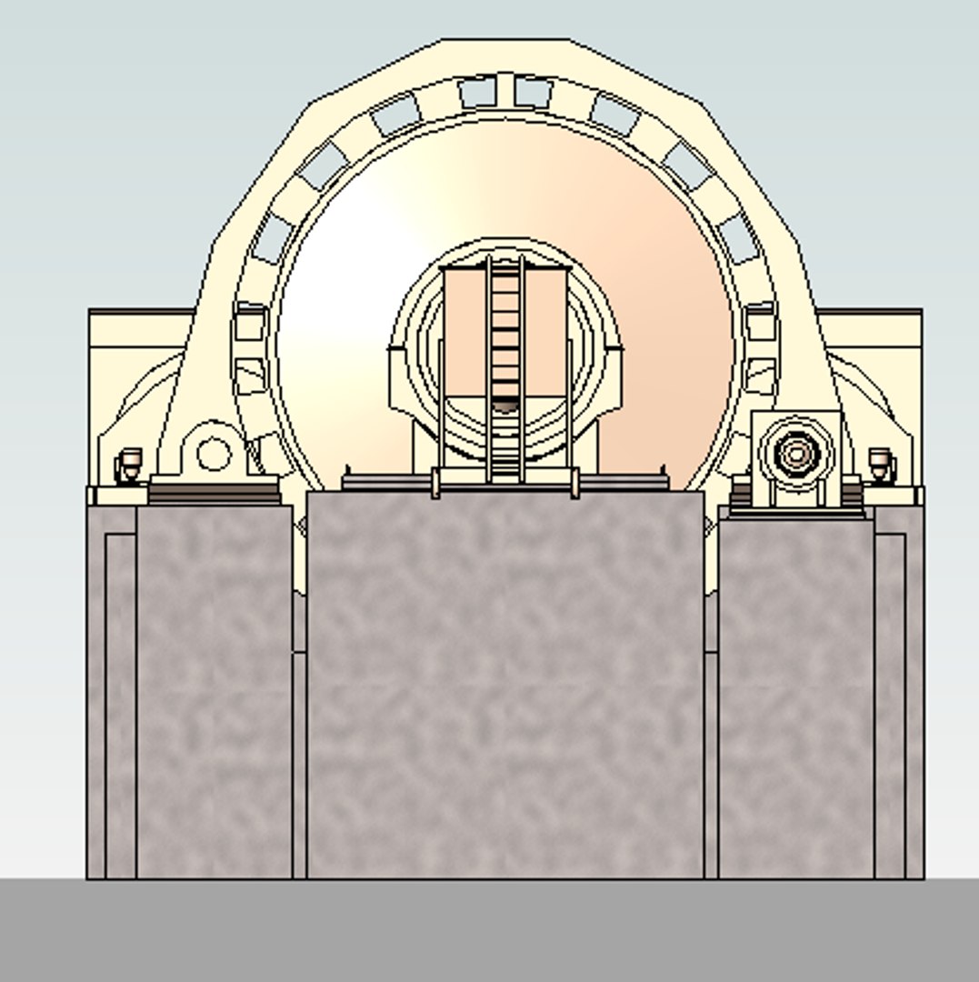 3D Ball Mills Model - TurboSquid 1582596