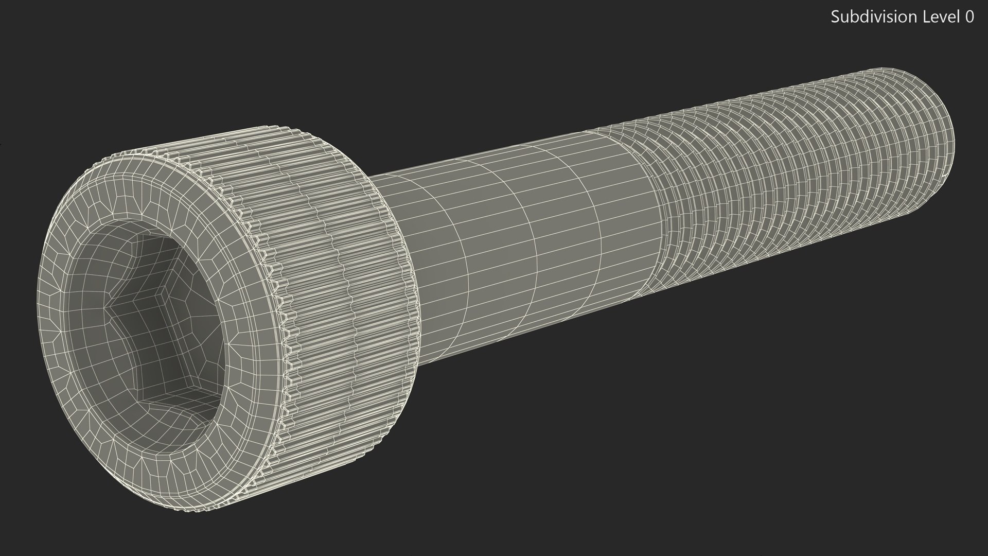 3D Socket Screw For 3D Print - TurboSquid 2256877