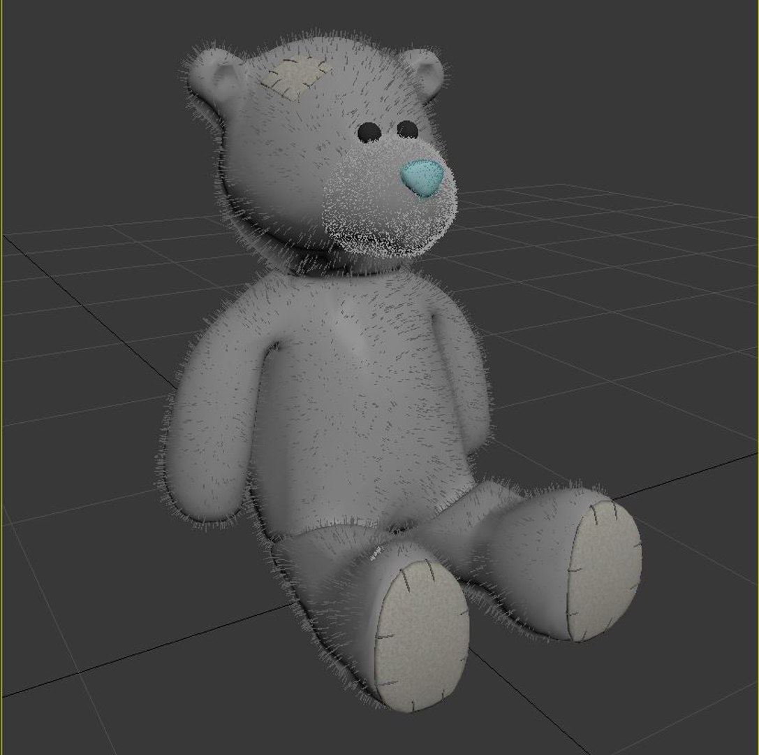 3d Toy Bear Model
