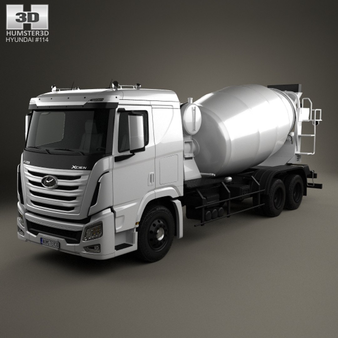 Hyundai Mixer Xcient 3D Model - TurboSquid 1242063
