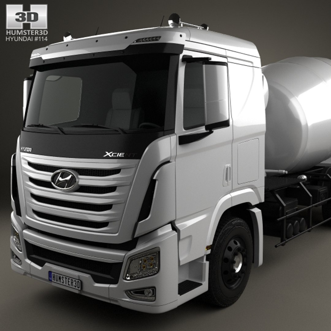 Hyundai Mixer Xcient 3D Model - TurboSquid 1242063
