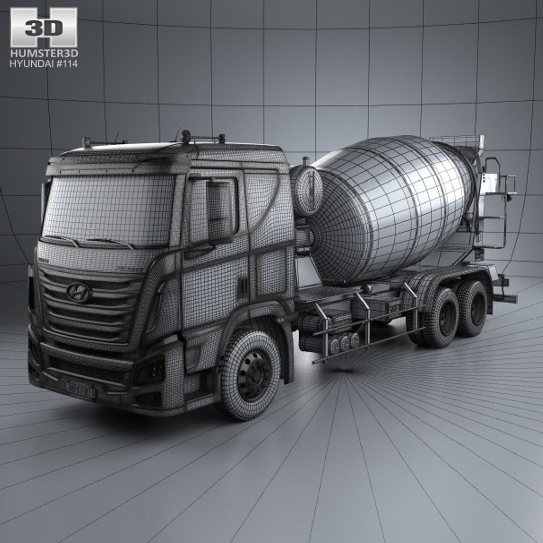 Hyundai Mixer Xcient 3D Model - TurboSquid 1242063