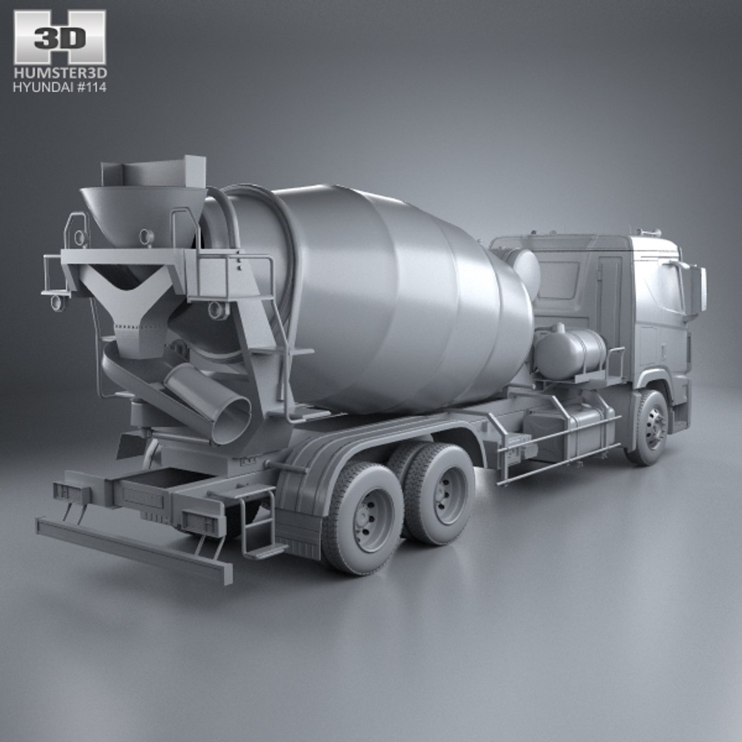 Hyundai Mixer Xcient 3D Model - TurboSquid 1242063