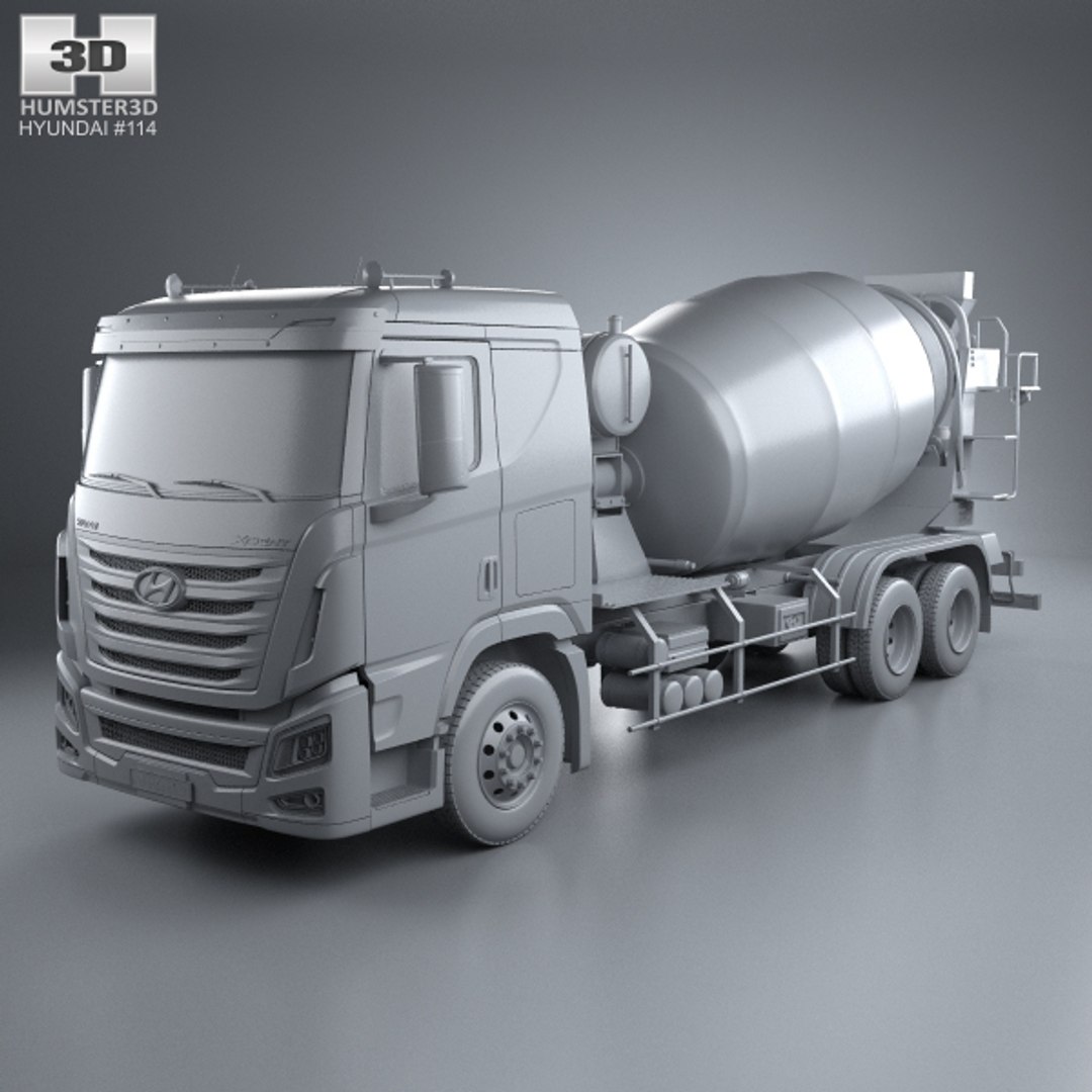Hyundai Mixer Xcient 3D Model - TurboSquid 1242063