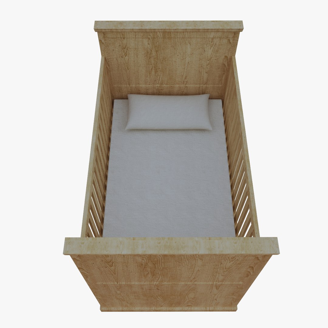 Crib 3D model - TurboSquid 1322103