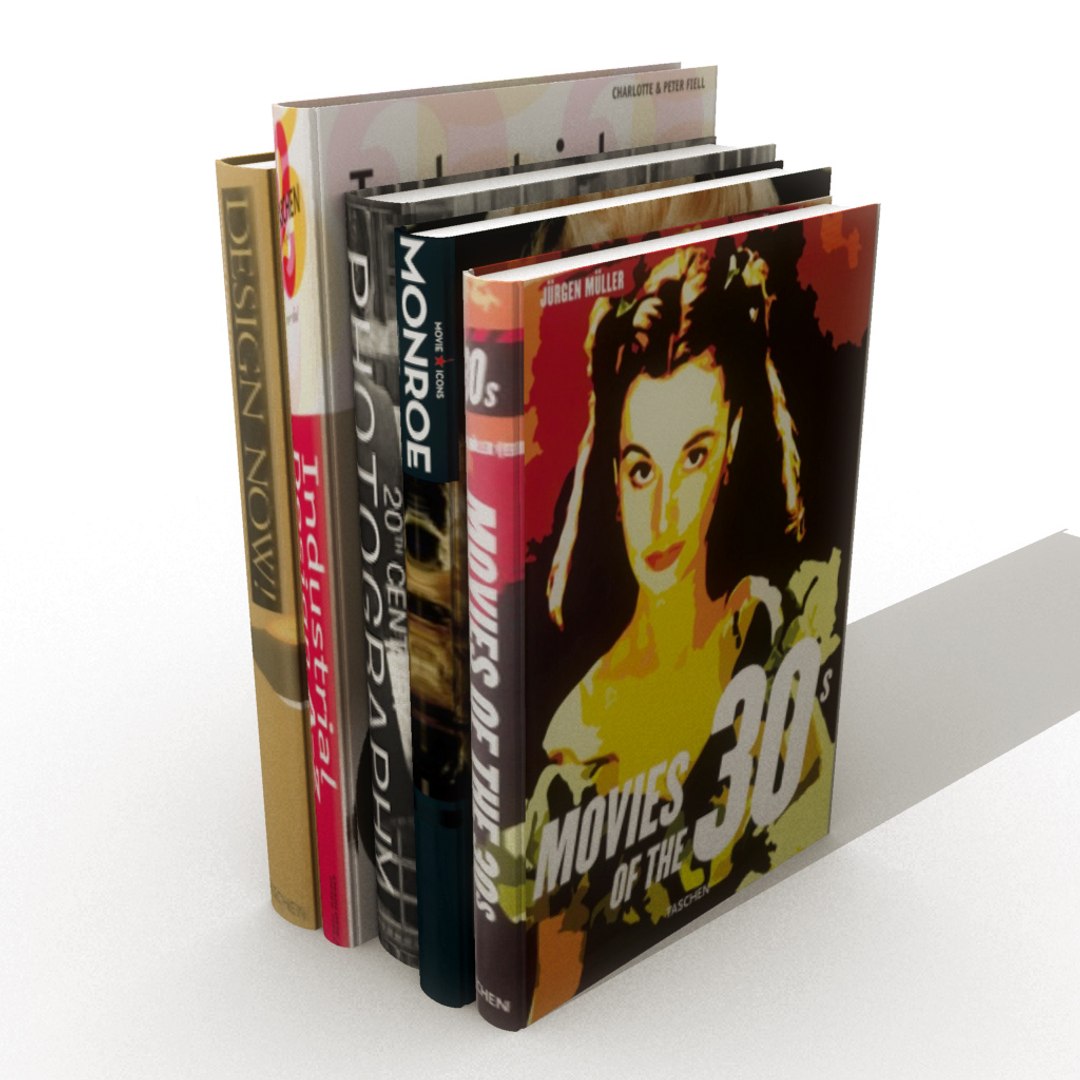 3d book model
