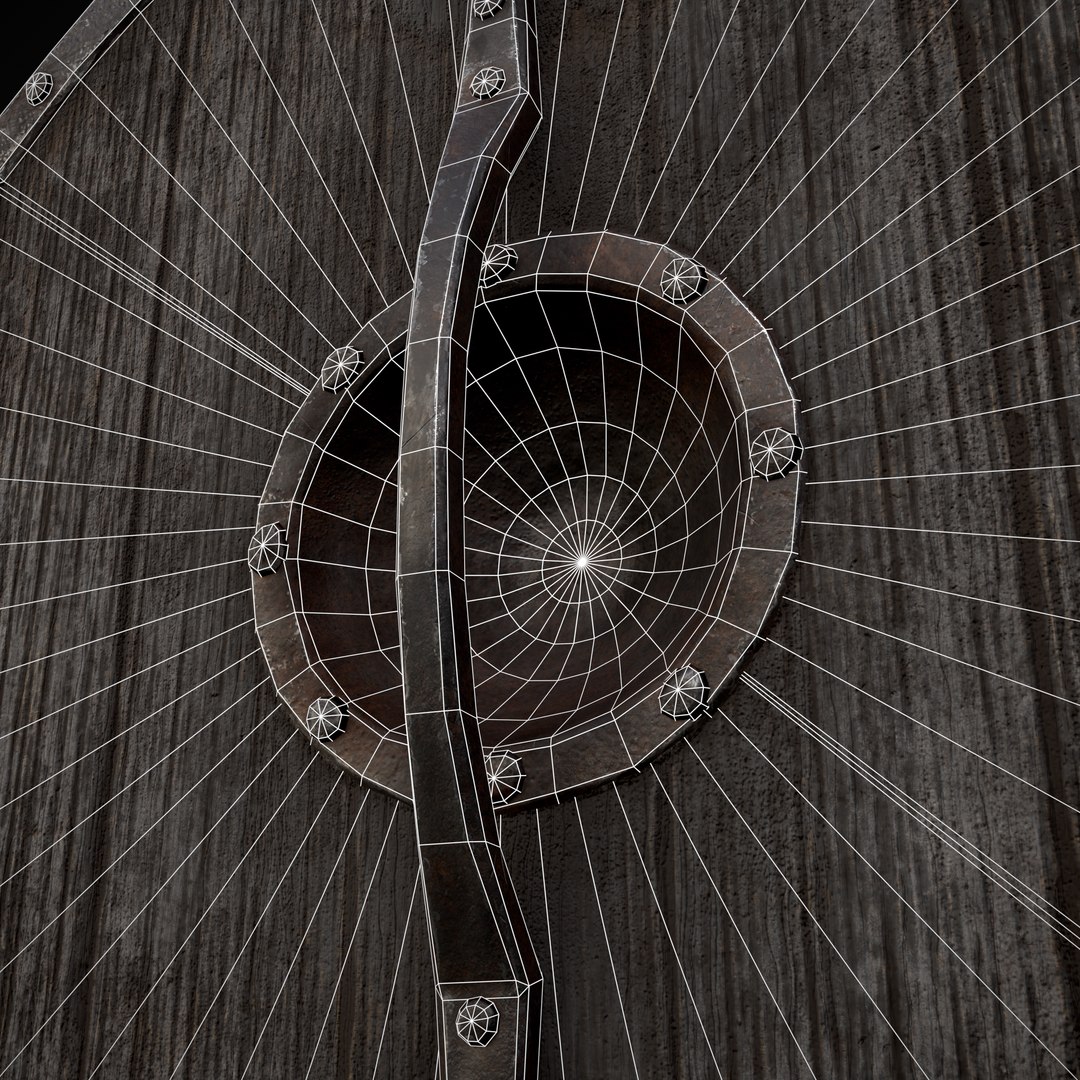 3D Model Viking War Shield GW - TurboSquid 2320795