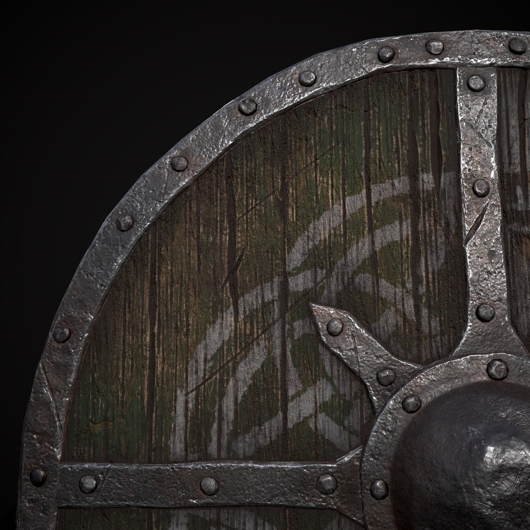 3D Model Viking War Shield GW - TurboSquid 2320795