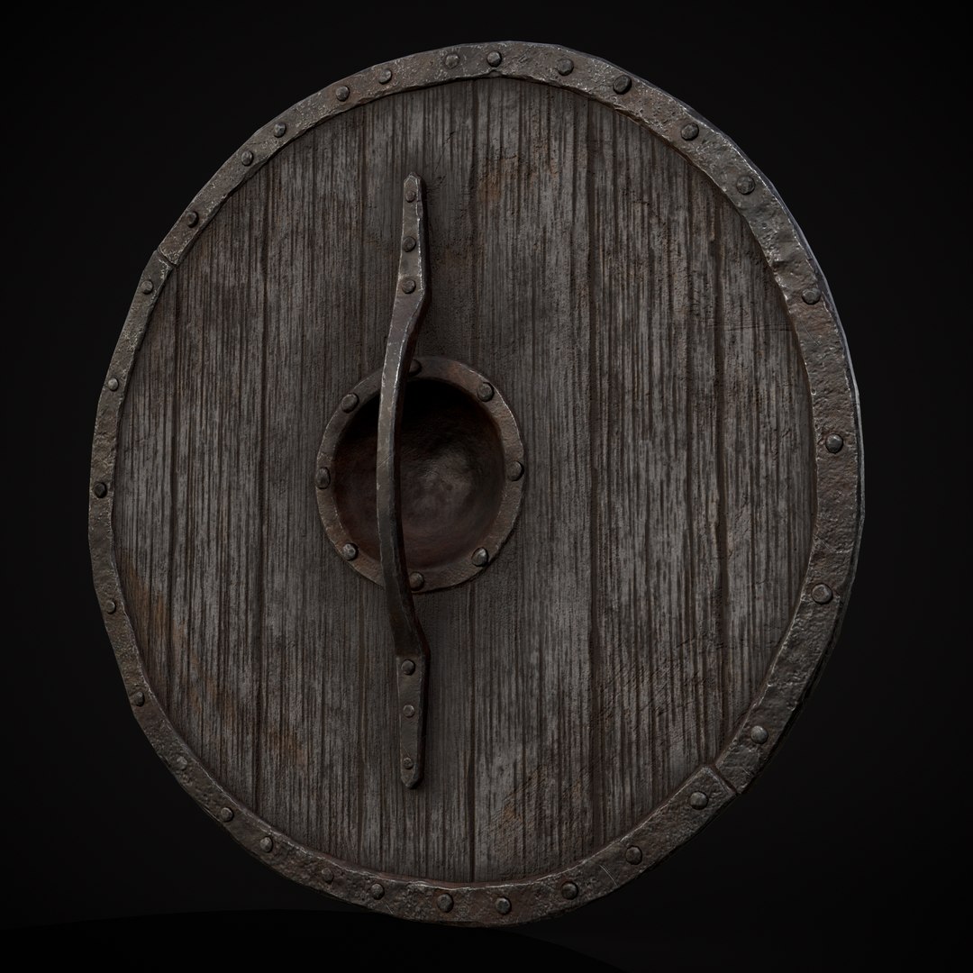 3D Model Viking War Shield GW - TurboSquid 2320795