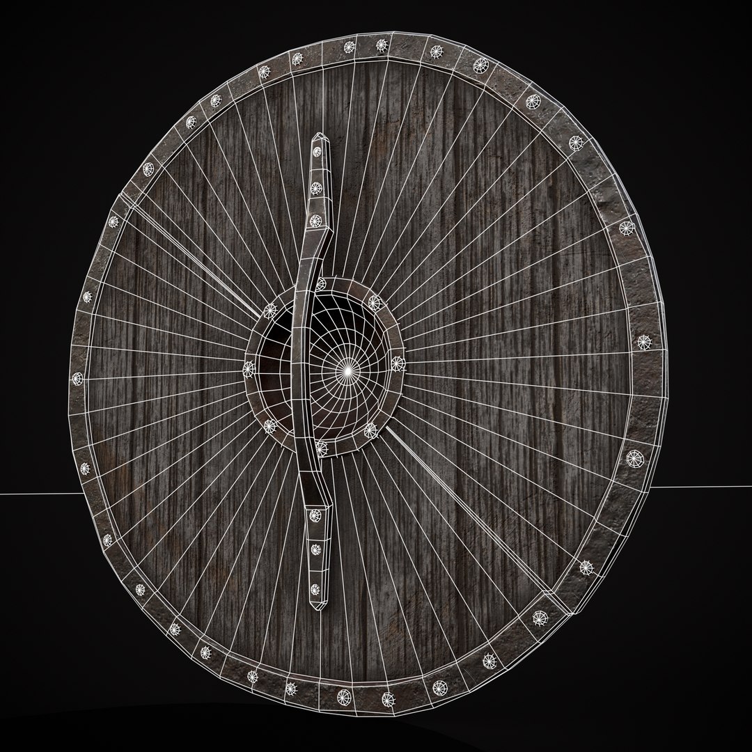 3D Model Viking War Shield GW - TurboSquid 2320795