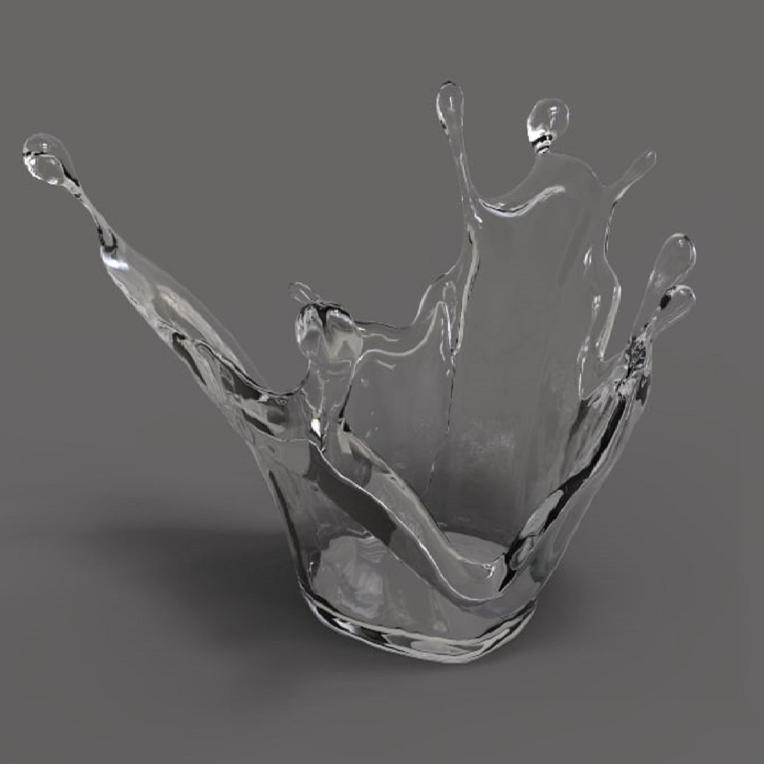 3D Model Water Splash - TurboSquid 1252332