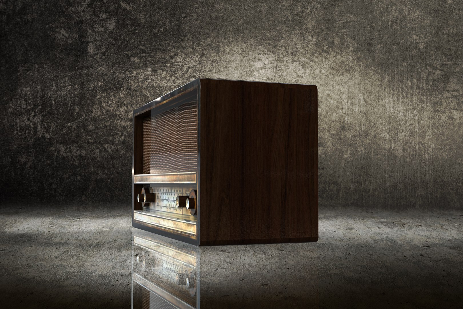 3D Model Old Radio - TurboSquid 1691179