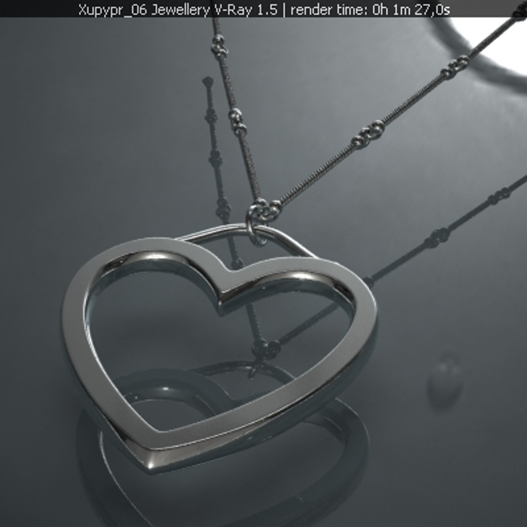 Free Pendant Gold Platinum 3d Model